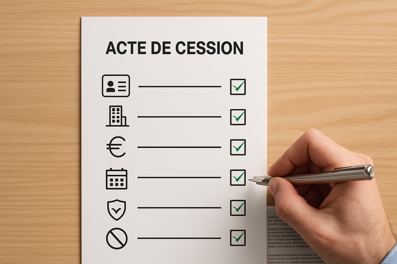 C’est quoi l’acte de cession et comment le définir, le rédiger et le ...